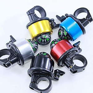 VOSAREA Compass Bike Bell Bike Horn Loud Horn Adult Ring Bell Bells Bycicle Bell/Horn Bicycle Handlebar Compass Horn Bell Bike Bell for Kids Handlebar Bell Child Ring The Bell Toddler