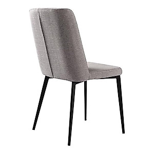 Armen Living Maine Dining Chair, Gray