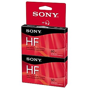 Sony C60HFR/2 60 Minute HF Audio Tape (Hang Tab)