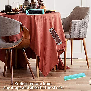 2 Pack Remote case for Vizio TV Controller, Silicone Remote Cover for Vizio XRT136 LCD LED TV Remote Controller, Smart TV Remote Skin Sleeve Glow in The Dark