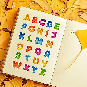 664 Pcs Cute Alphabet Letter Stickers Scrapbook Paper Stickers - 24 Sheets Colorful Animals Alphabet Art Paper Stickers for Preschool Kids-Party Favors,Card Making,Gift of Festival,Rewards,Art Craft.