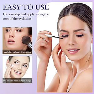 Eyelash Growth Serum, Eyelash Serum to Grow Lashes Or Brows, 5ml Irritation-Free Lash Serum for Longer Thicker Healthier and Fuller Looking Natural - Eyelash Serum Vegan & Cruelty-Free