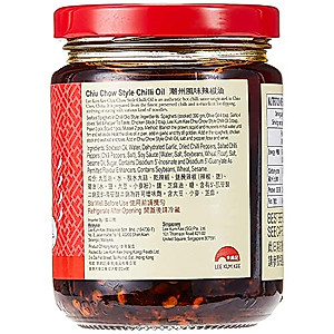 Lee Kum Kee Chiu Chow Chili Oil net wt. 205g (7.2oz)