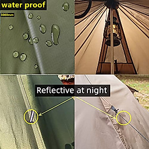 Longeek 2 Person Camping Tent 4 Seasons Backpacking Ultralight Easy Up Hot Teepee