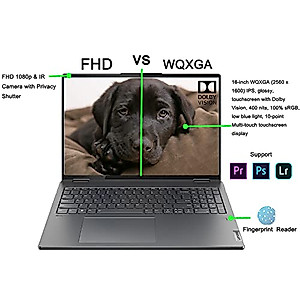 Lenovo Yoga 7 7i 16" WQXGA (2560x1600) 2-in-1 Touchscreen (Intel 12th Gen i7-1260P, 16GB RAM, 1TB SSD, IST Computers Active Stylus) Business Laptop, Backlit KB, Thunderbolt 4, Webcam, Win 11 Home