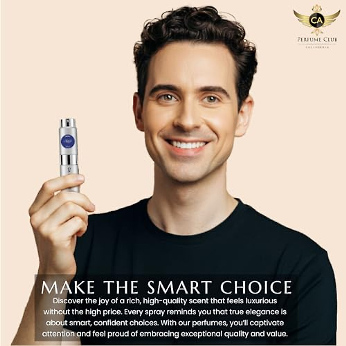 CA Perfume Impression of T. Ford Tobacco Vanille For Men Replica Version Fragrance Dupes Concentrated Long Lasting Eau de Parfum Spray Refillable Atomizer Bottle 0.27 Fl Oz/8ml-X1