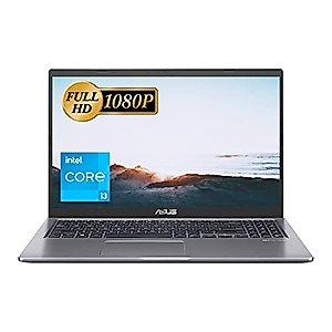 ASUS VivoBook 15 Laptop, 15.6” Full HD Display, Intel Core i3-1115G4, 20GB RAM, 1TB SSD, USB Type-C, HDMI, Wi-Fi, Windows 11 Home, Slate Gray