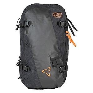 Mystery Ranch Saddle Peak Pack - Water Resistant Skiing Pack, Black, Large/X-Large