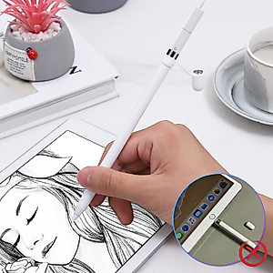 Hiicopa Charger Adapter Compatible with Apple Pencil 1st Generation, Female to Female Charging Connector for iPad Pen 1st Gen - 2 Pack