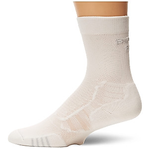 thorlos Prolite XPXU Ultra Thin Cushion Crew Socks, White, Large