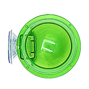 MACGOAL 3 Pieces of Reptile Suction Cup Feeder Chameleon Bowl Reptile Food and Water Bowl Dish Reptile Worm Dish Escape Proof, Suitable for Crested Gecko Tree Frog Chameleon Lizard Bearded Dragon