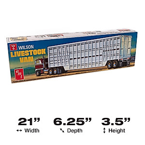 AMT Wilson Livestock Van Trailer 1:25 Scale Model Kit