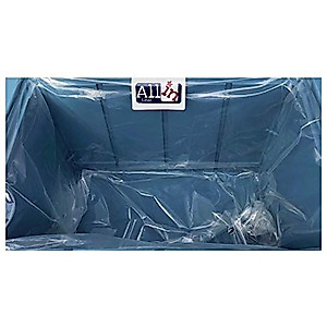 Allinliner Cooler Liner - 3-Pack Disposable Cooler Insert Liner - BPA-Free Plastic Liner for Carry Cooler - Heavy-Duty Liners for 60qt-95qt Day Coolers - Great for Fishing, Hunting, Camping, BBQ