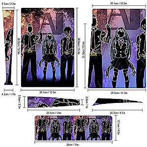 PlayStation 5 optical drive version sticker protective cover, Soul of My Hero Academia Class B3 ps5 controller protective shell (compatible with ps5 optical drive)