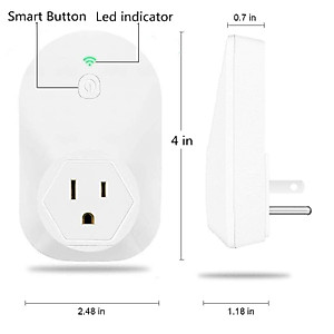 Briidea Hi-Lo Sump Pump Controller with Dual Float Switch and Overload Protection (White)
