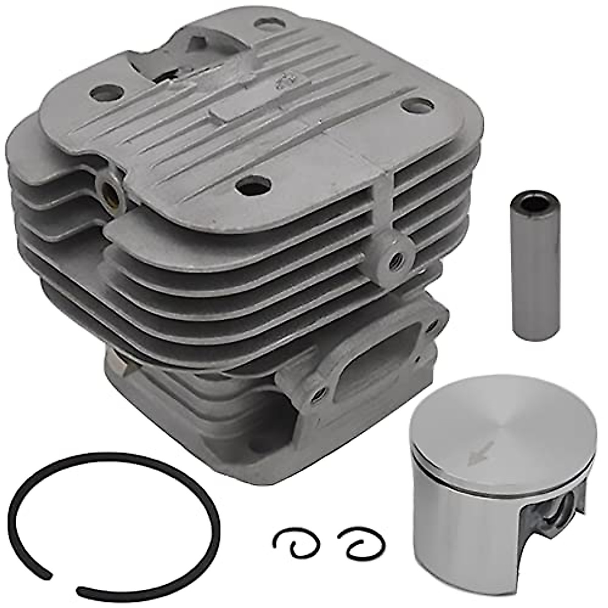 Realman 194-131-200 195-131-200 42mm Cylinder Piston Kit For Makit Dolmar Chainsaw CL350 CL430 DCS3500 DCS4300 EA3500F EA4300F MDE350 MDE430 MEA3500L MEA3500M MEA3500MR MEA4300G MEA4300L