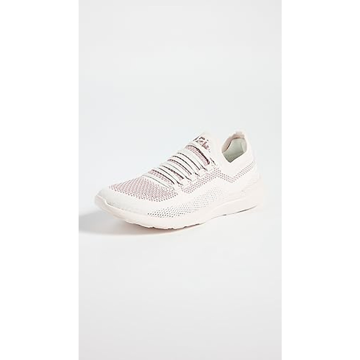 APL: Athletic Propulsion Labs Women's Techloom Breeze Sneakers, Ivory/Almond, Pink, White, 9 Medium US