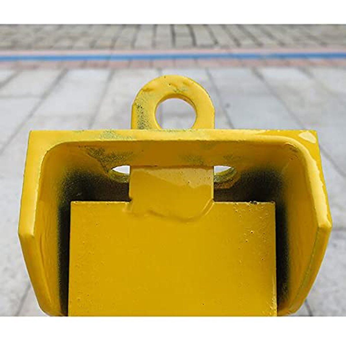 Triangular Folding Parking Barrier,Removable Parking Space Lock,Manual Parking Blocker for Lane Interception Parking