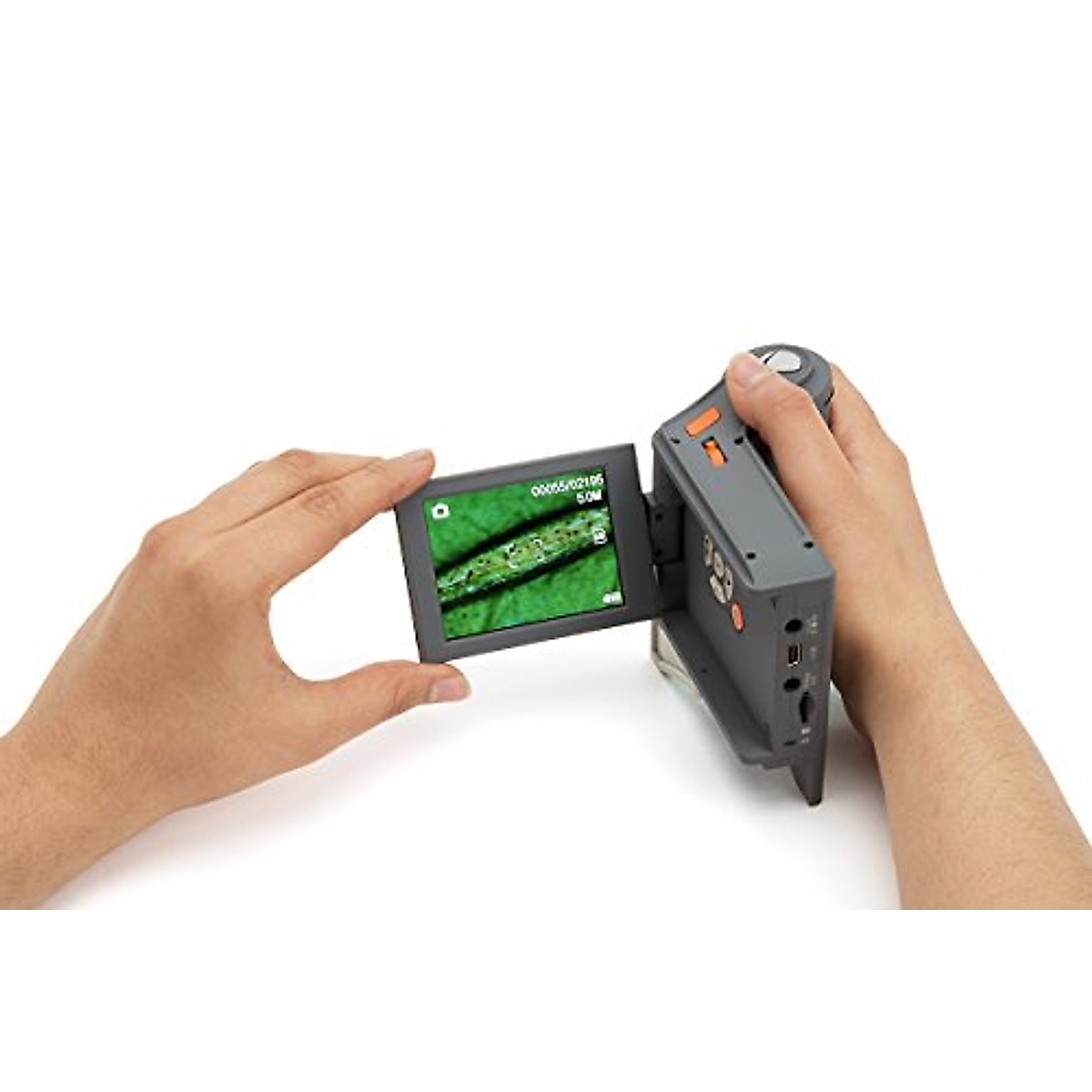 Celestron 44314 FlipView Handheld LCD Microscope (Grey)