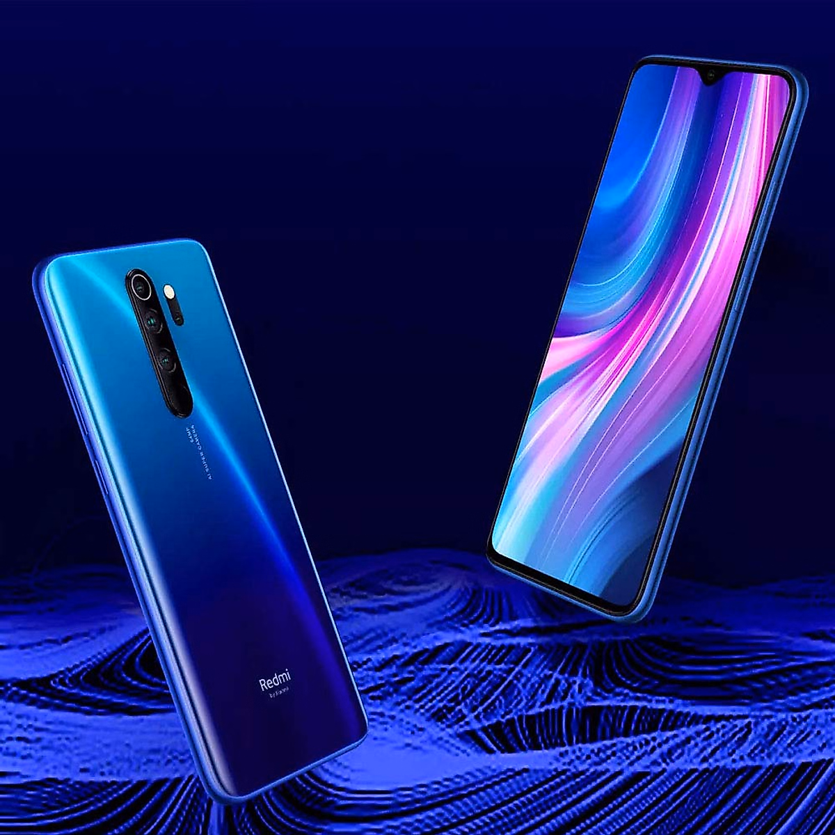 Xiaomi Redmi Note 8 Pro Smartphone, 6 GB + 64 GB, Blu (Ocean Blue)