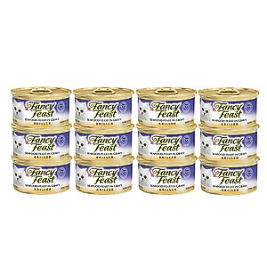 Fancy Feast Grilled Seafood Feast in Gravy Canned Cat Food, 3-oz, case of 12 cans