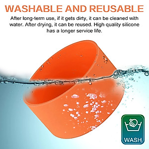 2Pcs Silicone Boot for Stanley 40 oz Quencher Adventure Tumbler and IceFlow Flip 30 oz 20 oz, Stanley Cup Accessories Protector Sleeve Bottom Cover Bumper for Stanley 40 oz with Handle