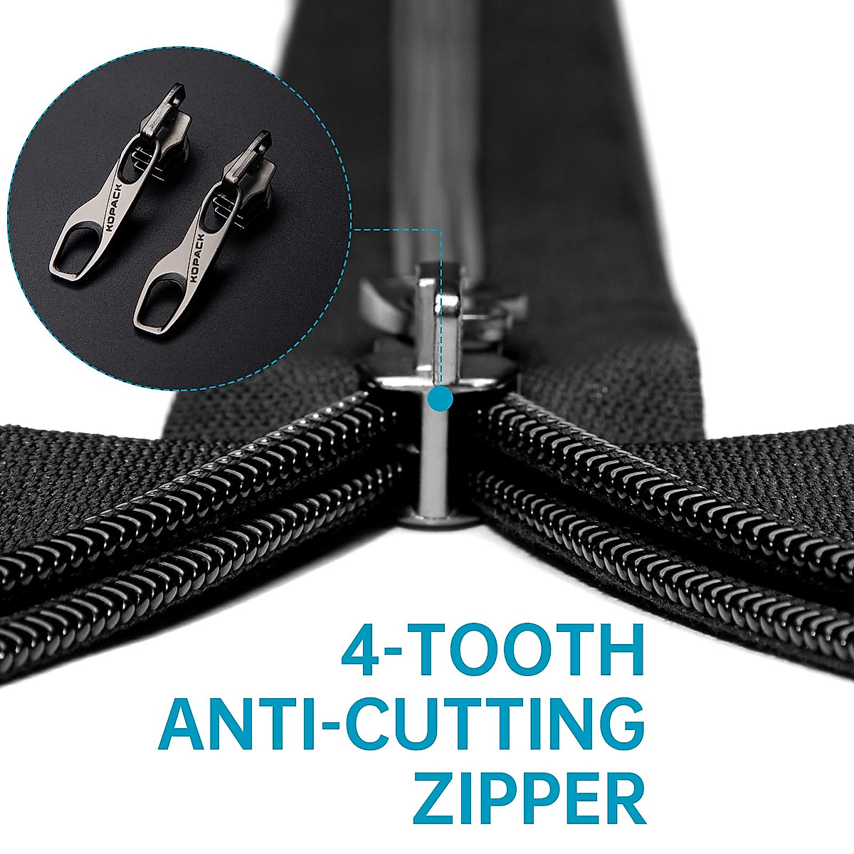 KOPACK Laptop Backpack, 15.6 Inch Slim Anti-Theft Laptop Backpack with USB Charging Port, Functional Travel Business College Commute Backpack, with Multiple Compartments for Men Women High Schoolers