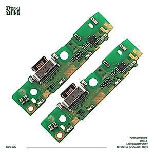 XINXUSONG (2pack) USB Charging Connector Charger Board Port Dock Part Repair Replacement for Moto G7 Power XT1955-5 XT1955-6 Short-Term (NA Version)