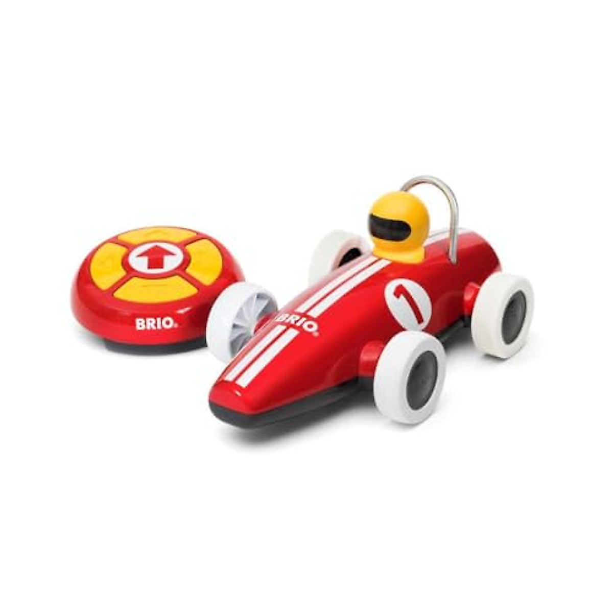 BRIO 30388 Remote Control Race Car - Interactive Racing Toy for Toddlers | Age Appropriate Design | High Impact-Resistant Plastic | Skill Development | Safety Assured