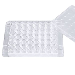 ADAMAS-BETA 48-Well Sterile Culture Plate, TC Treated Cell Culture Plates Tissue Culture Treated Plate, Individually Wrapped, Pack of 10