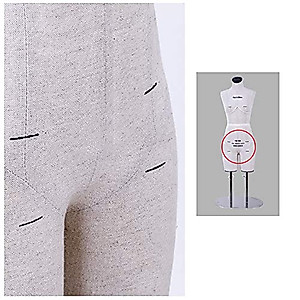 Tailors Dummy Mannequins Small Female Tailor Dummy, 1:2 Scale Dress Form Mannequin Dressmakers Manikins Adjustable Height Decoration Accessories Dressform Mannequin