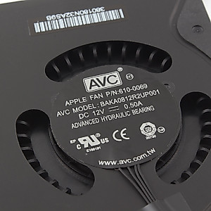 Willhom Laptop CPU Cooling Fan Compatible for Mac Mini A1347 2010 2011 2012 2014 610-0069 922-9953 610-0056 922-9557 610-9557 610-0164 BAKA0812R2UP001