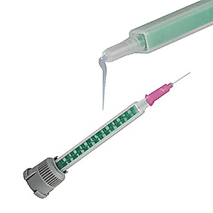 20 Pieces Epoxy Adhesive Mixing Nozzle Tip Resin Mixer Adhesive Gun Applicatior for 50ml/1.7oz(1:1Ratio)