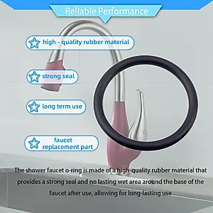 1-1/2Inch O-Rings Compatible with Delta RP25 Faucet Water Fall O-Ring, RP25 O-Rings for Brass Pop-up Drain and Single Handle Kitchen Faucets, Fit Models Produced After 1969, 3 Pack