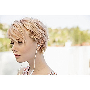 House of Marley Nesta Headphones Noise Cancelling Earbuds with a Microphone, Rose Gold