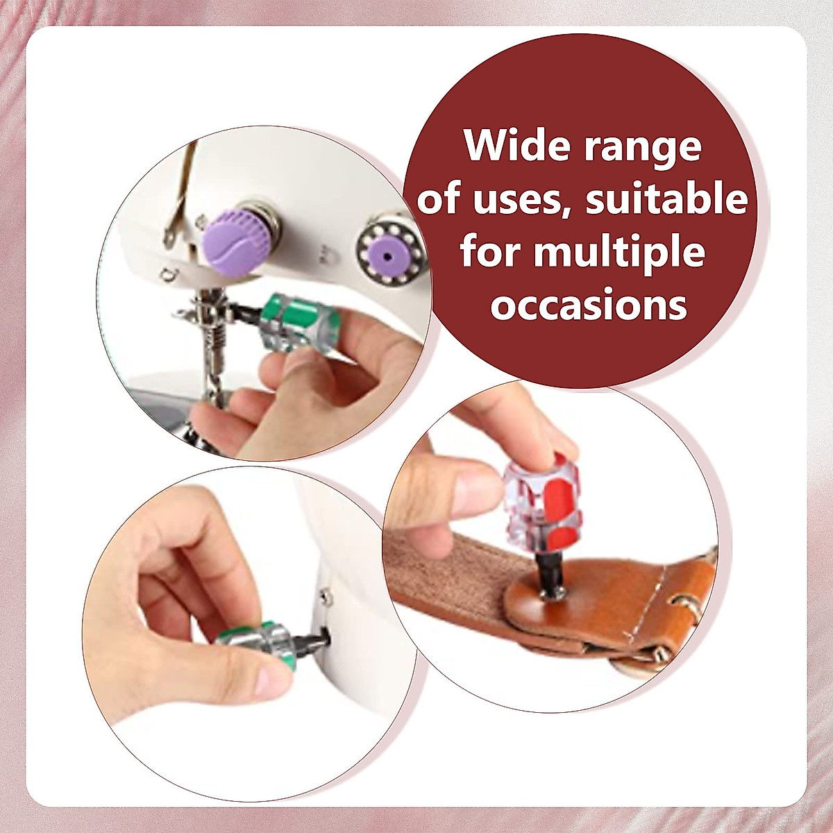 4PCS YAFIYGI Short Screwdriver Set Mini Stubby 1 Phillips and 1 Crew Suitable for Tight Spaces & DIY Repairs A must Have For Every Toolbox Sewing Machine Maintenance Performance Tool