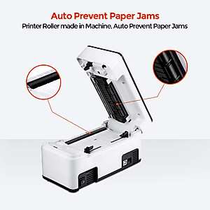 MUNBYN Thermal Printer for Shipping Labels [Upgraded 2.0] Label Printer for Small Business Compatible with Amazon, Etsy, Ebay, Shopify, FedEx, UPS, USPS