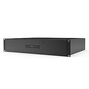 AC Infinity Rack Mount Drawer 2U with Aluminum Faceplate, with Lock and Key, for 19” Equipment Server AV DJ Cabinets Racks