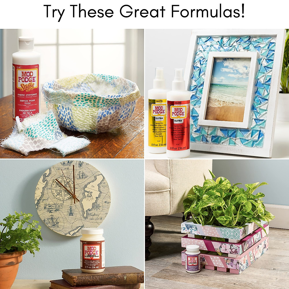 Mod Podge Dishwasher Safe, Gloss Finish, 32 fl oz, Clear