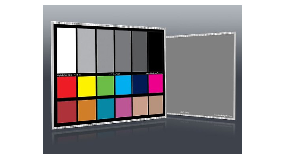DKC-Pro Color Calibration Charts: Pro White Balance & Accuracy