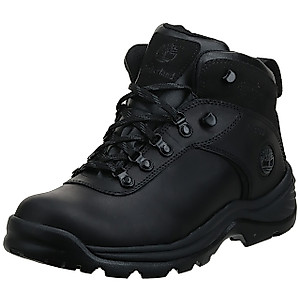 Timberland Men's Flume Mid Waterproof Hiking Boot, Black, 13