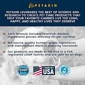 Petaxin Probiotics for Dogs - 6 Strains with Prebiotics - Supports Digestive and Immune System – Relief for Diarrhea, Bad Breath, Allergies, Gas, Constipation, Hot Spots - Made in USA - 120 Chews