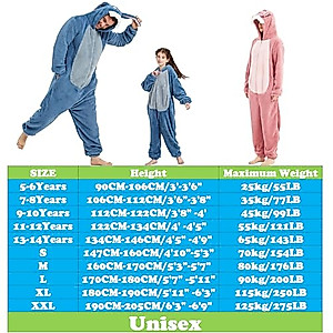 III HHONS Onesies Animal Adult Costume Pajamas Cosplay Halloween Onesie for Men Women