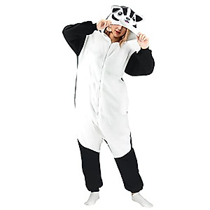 vavalad Animal Onesie Adult Animal Pajama One Piece Animal Costume Halloween Cosplay Sleepwear Homewear Christmas for Men Women