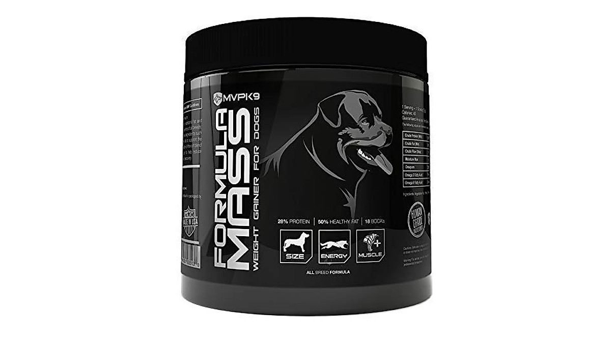 MVP K9 Formula Mass Weight Gainer for Dogs - Helps Promote Healthy ...