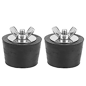 2 Pieces 1.5 Inch Rubber Pool Winter Plug Winter Stopper Pool Pipe