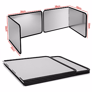 Foldable Stove Splatter Guard Grease Shield Nonstick Oil Stove Splash Guard Cooking Splatter Screen Kitchen Backsplash Protector For Stove Top Wall Gas Range Frying Pan Camping… (Height 30cm)