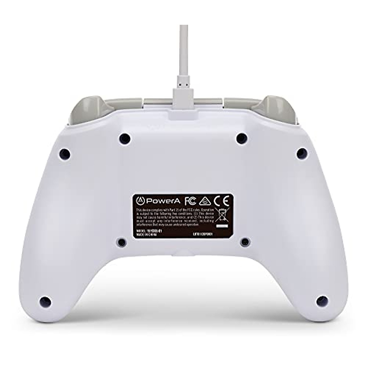 PowerA Wired Controller for Xbox Series X|S - White, gamepad, video game / gaming controller, works with Xbox One