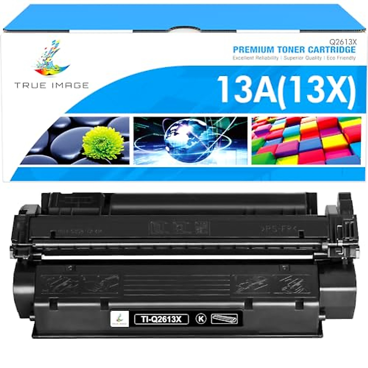 TRUE IMAGE Compatible Toner Cartridge Replacement for HP 13X 15A 15X 13A Q2613X C7115X C7115A Q2613A for Laserjet 1200 1300 1300n 3380 3300 1000 1220 3320 3330 Printer Ink (Black, 1-Pack)