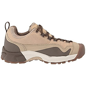 KEEN Women's Wasatch Crest Low Height Lightweight Waterproof Sneaker, Safari/Timberwolf, 7.5